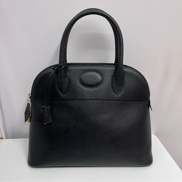 Lederer | Bags | Vintage Lederer Leather Bag Black Large Elegant Chic ...